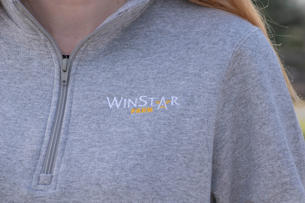 Grey WinStar 1/4 Zip – The WinStar Store
